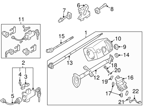 Shaft Internal Components for 2004 Nissan Xterra Nissan Parts Store