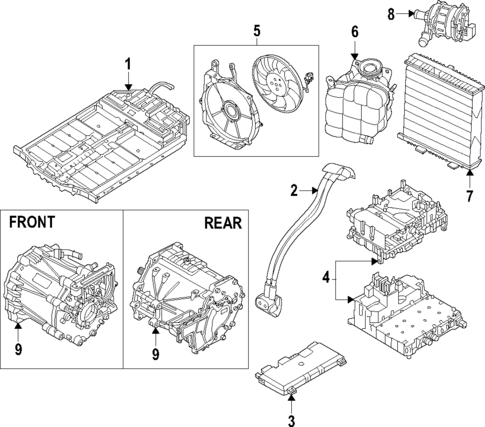 Traction Motor Components for 2024 Audi e-tron GT | OEM Parts Online