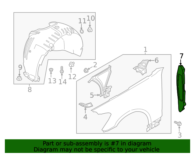 2019-2020 Kia K900 Insulator - Passenger Side (RH) 84142-J6000 ...