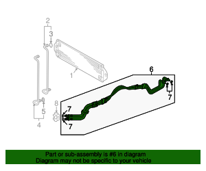 2009-2010 Volkswagen Touareg Hose & Tube Assembly 7L6-317-801-F | VW ...