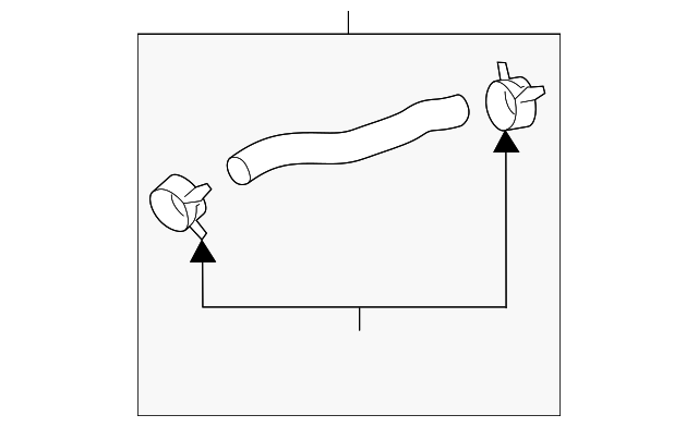 25414-G3400 - Upper Hose - 2018-2020 Hyundai Elantra GT | hyundaiparts