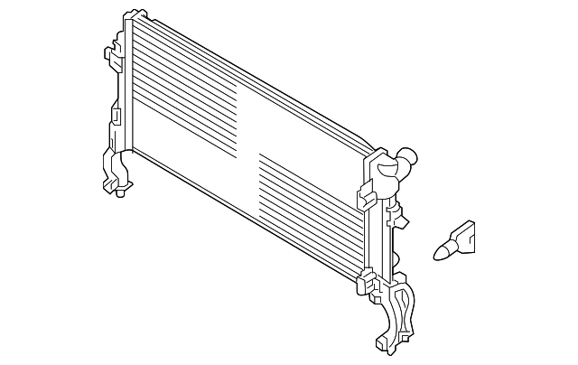 2017-2020 Hyundai Radiator Assembly 25310-F3300 | QuirkParts