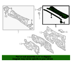 55708-35100 - Cowl Grille - 2010-2020 Toyota 4Runner | Lithia Toyota Parts