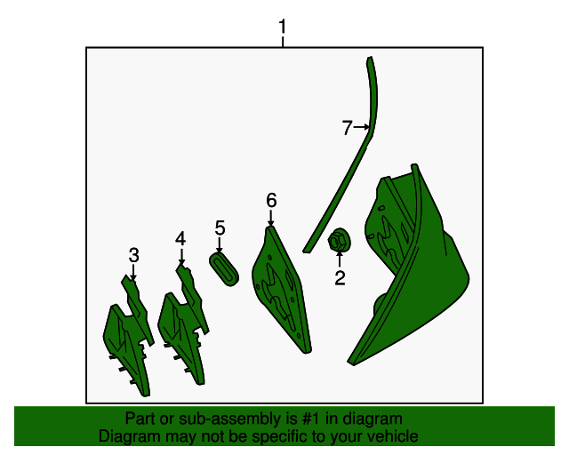 2006-2008 Mercedes-Benz Tail Light Assembly 219-820-02-64-64 ...