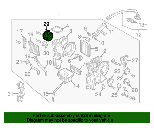 97113-A9000 - Blower Motor 2015-2024 Kia | Kia.Parts Store