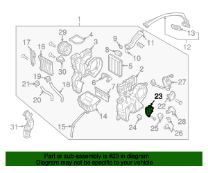 2011-2021 Kia HVAC Blend Door Actuator 97159 1H150 | OEM Parts Online
