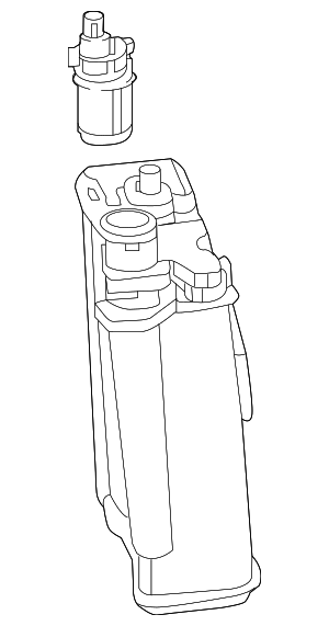 222-470-92-00 - Vapor Canister 2014-2021 Mercedes-Benz | Mercedes-Benz ...