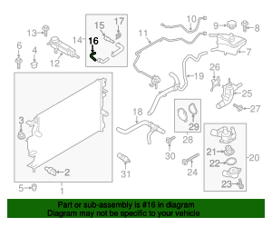 Genuine OEM Ford Part - Drive Motor Battery Pack Coolant Hose Adapter ...