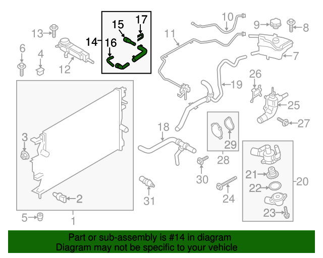 DS7Z-8C289-B 2013-2020 Ford Hose Assembly | Fairway Ford Parts