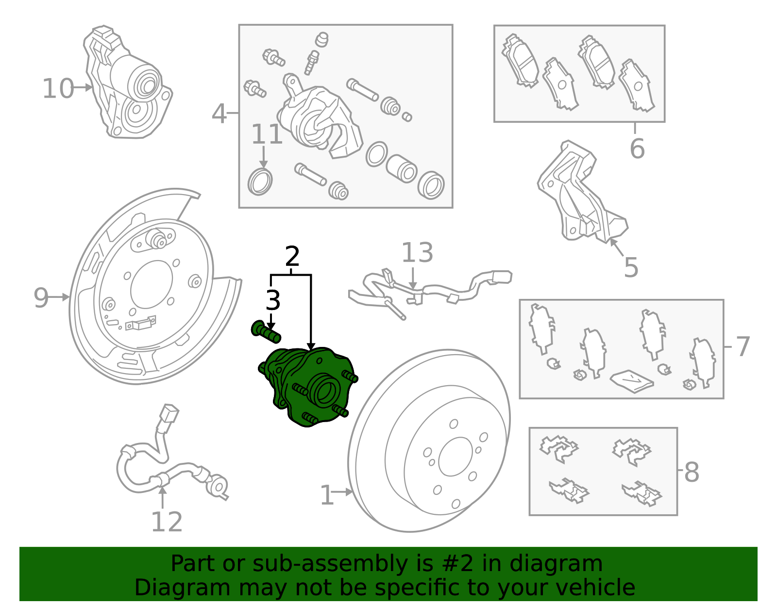 42450-0E090 - 2020-2024 Toyota - Hub Assembly | Toyota Parts Delivered