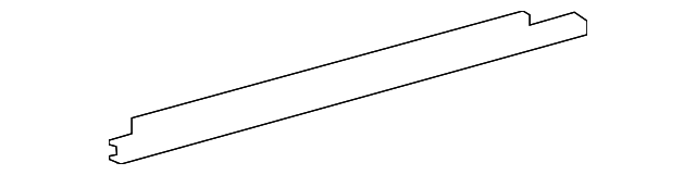 Genuine Toyota Door Belt Molding (Left, Front) part# 75720-12820 for ...