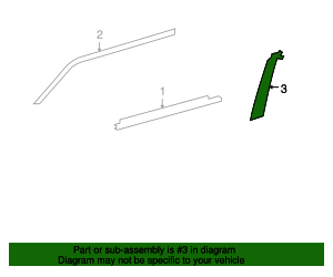 2008-2015 Scion xB Black Out Tape 75923-12090 | Toyota Parts Center