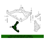 2013-2019 Nissan Pathfinder Lower Control Arm 54500-3JA0D | OEM Parts ...