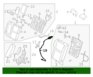 88996-6RA1A - Release Cable 2021-2024 Nissan Rogue | Nissan Parts ...