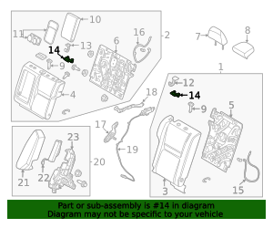 2021-2024 Nissan Rogue Escutcheon 88930-6RA0B | OEM Parts Online