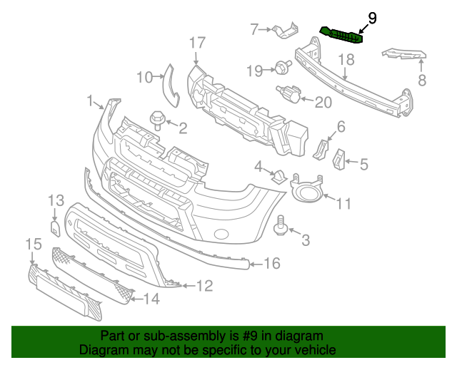 2010-2011 Kia Soul Side Bracket - Passenger Side (RH) 86554-2K000 ...