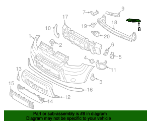86552-2K000 - Upper Bracket 2010-2011 Kia Soul | Kia.Parts Store