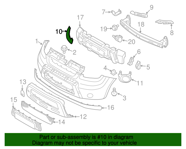2010-2011 Kia Soul Molding - Driver's Side (LH) 86563-2K050 ...