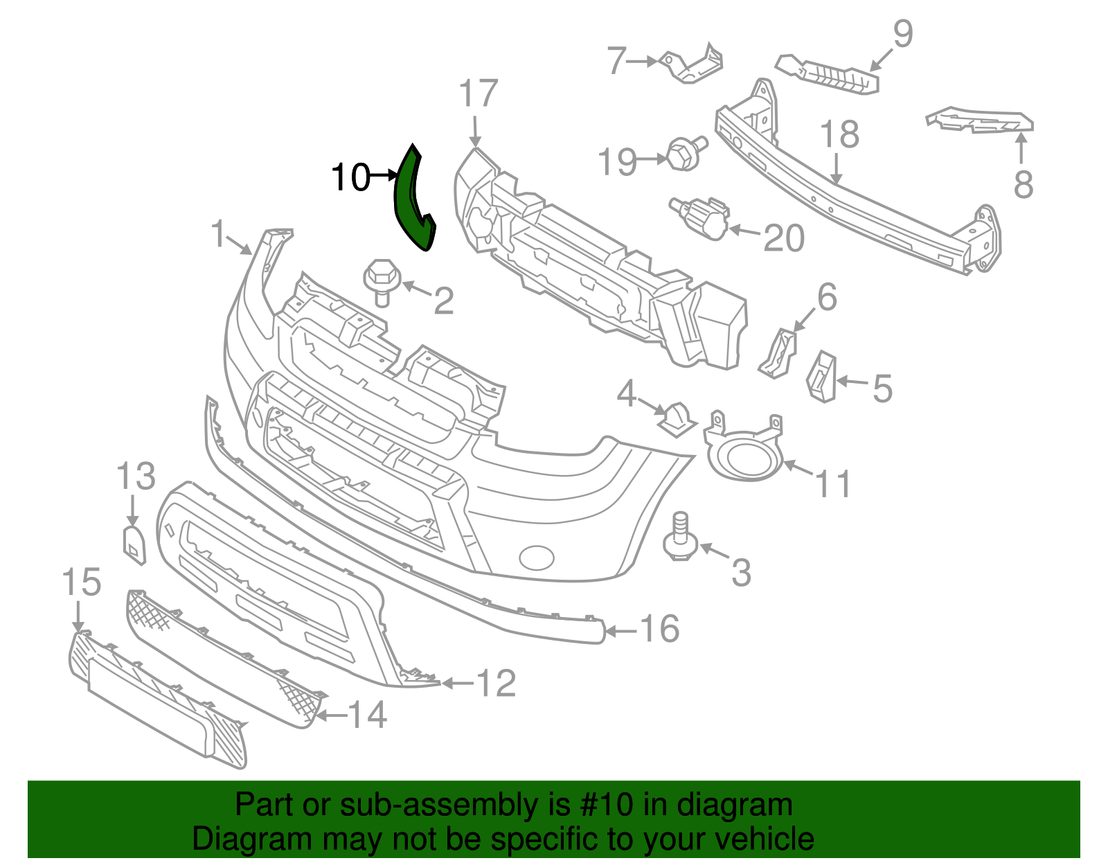 86563-2K050 - Molding 2010-2011 Kia Soul | Kia.Parts Store