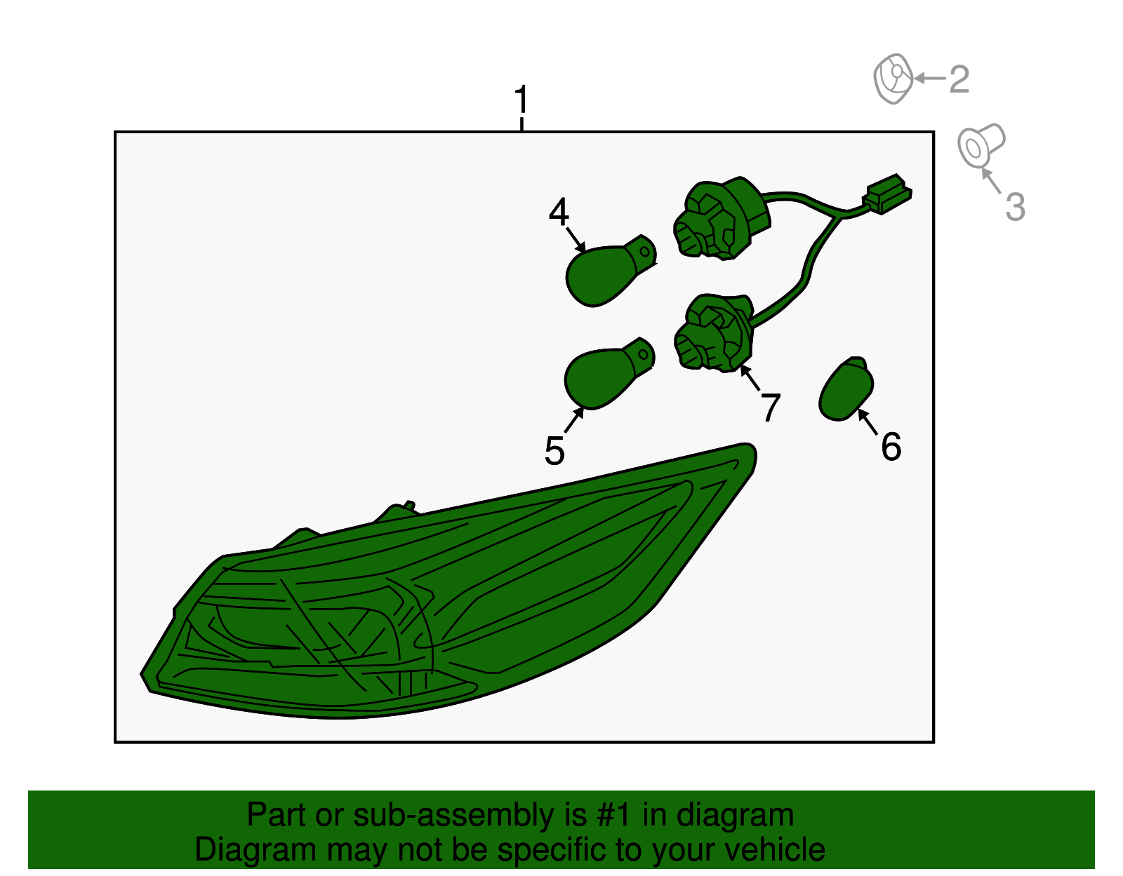 2017-2018 Hyundai Elantra Tail Lamp Assembly 92402-F2020 | Retail ...