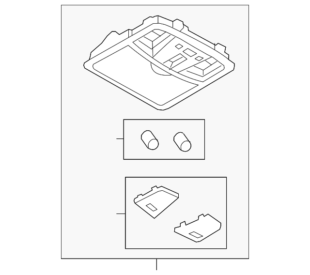 2013-2015 Nissan Map Lamp Assembly 26430-C991A | QuirkParts