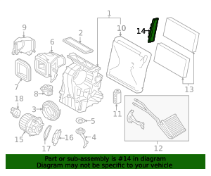64-11-9-297-735 - Cabin Air Filter Cover 2014-2024 BMW | Braman BMW ...
