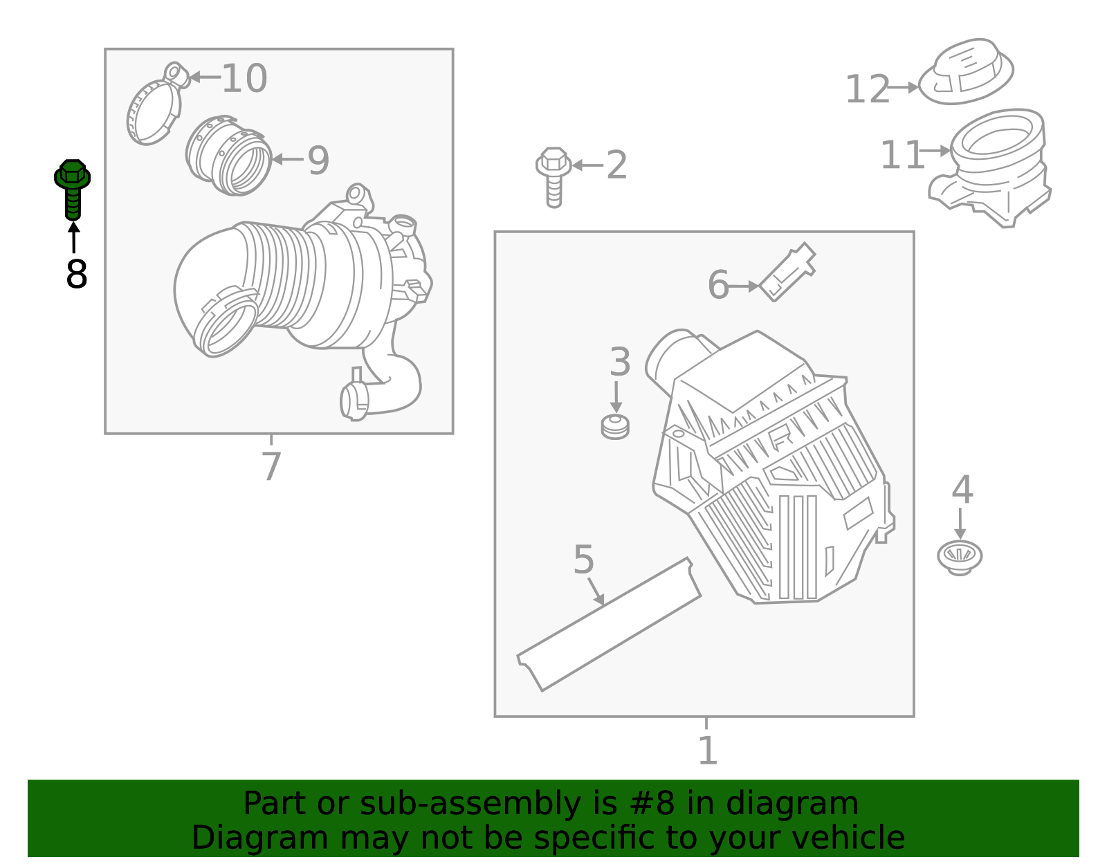 Genuine OEM Intake Duct Screw Part# VYP500080 Fits 2018-2023 Land Rover ...