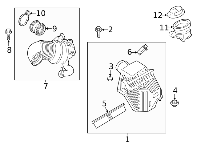 2018-2024 Land Rover Air Filter LR071942 | OEM Parts Online