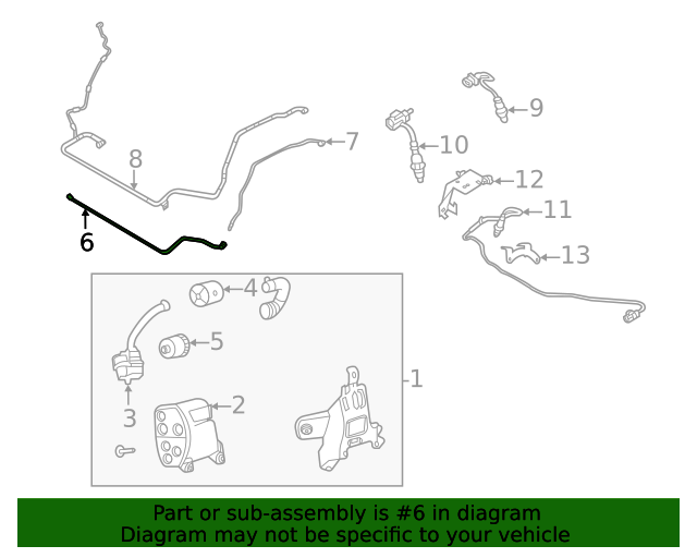 Genuine Purge Line for 2020-2023 Land Rover Range Rover Evoque | Land ...