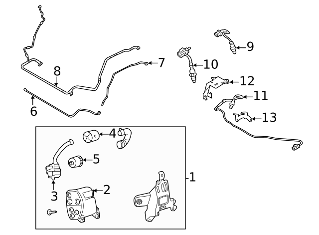 Connector Tube - 2020-2023 Land Rover Range Rover Evoque (LR115836 ...
