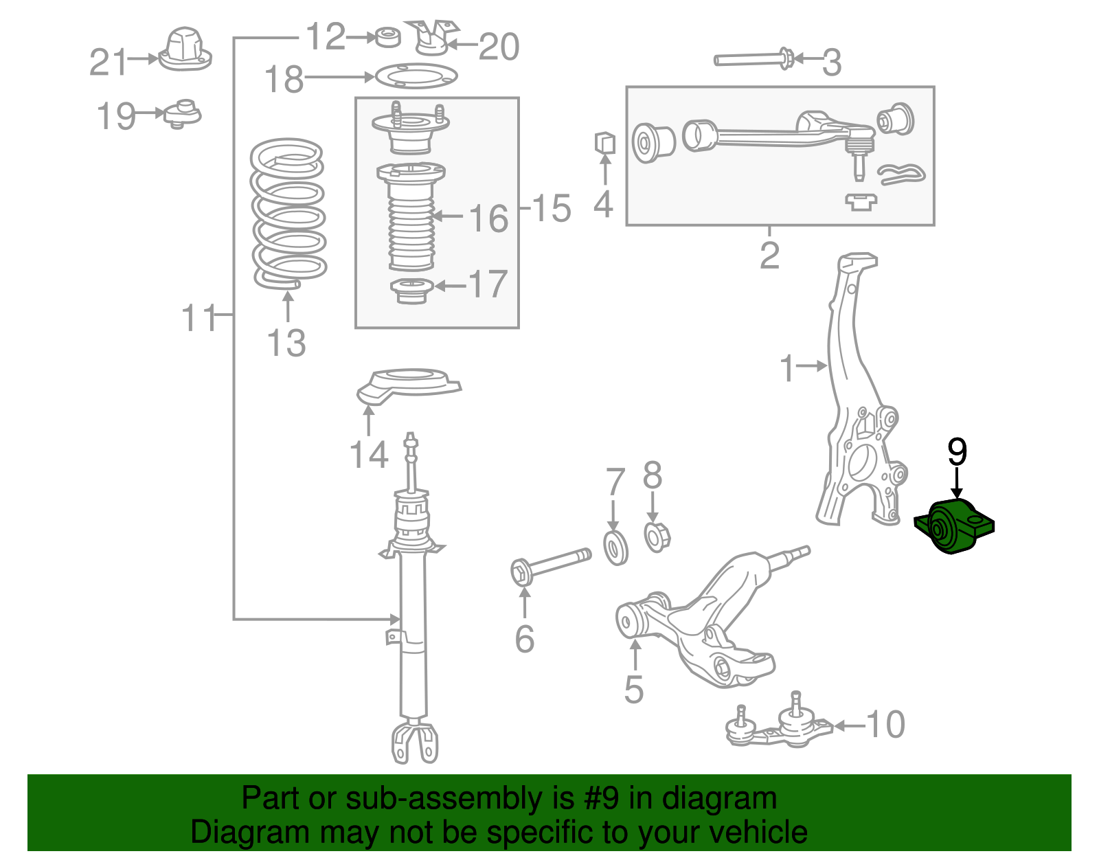 48075-24100 - Bracket - 2015-2020 Lexus | My L Parts