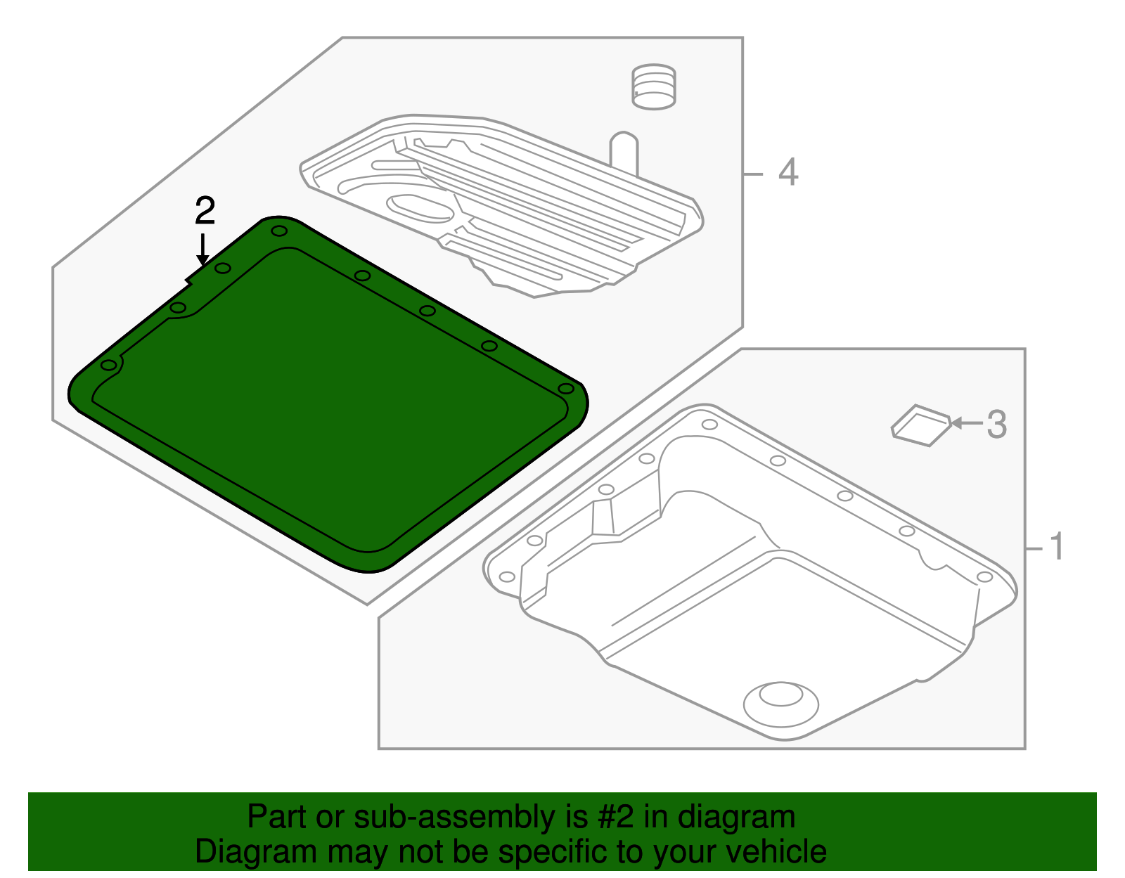 8654799 - Automatic Transmission Fluid Pan Gasket 1984-2014 GM ...
