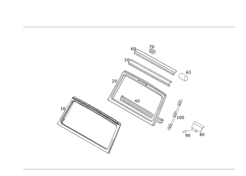 Window Frame for 2017 Mercedes-Benz G550 4x4 | Mercedes-Benz USA Parts