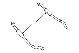 2018-2020 Jeep Grand Cherokee Catalytic Converter - Passenger Side (RH ...