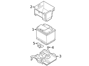 2020-2024 Hyundai Battery 37110-3X000 | OEM Parts Online