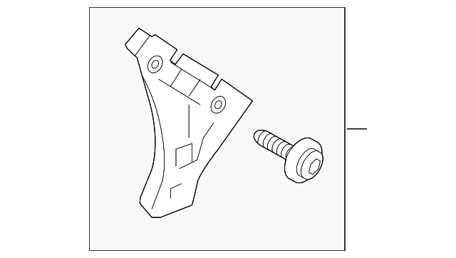2014-2021 Toyota Tundra Fender Extension Panel Bracket (Left, Front ...