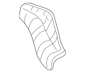 Genuine Toyota Front Shield part# 53895-0C030 for 2014-2021 Toyota ...