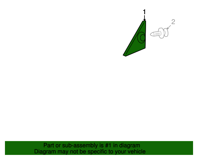 4518810223 - Upper Molding 2008-2016 Smart Fortwo | Mercedes-Benz USA Parts