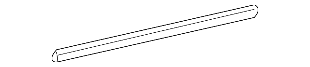 2W1Z-5425860-AA - Weatherstrip - Door Belt 1998-2011 Lincoln Town Car ...