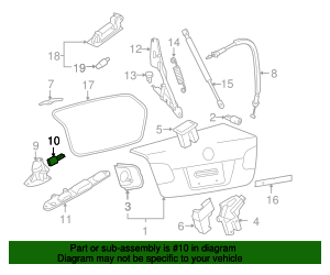 2005-2010 Volkswagen Jetta Micro-Switch 1T0-962-103-A | QuirkParts