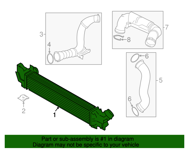 17-51-7-617-597 - Intercooler 2014-2024 Mini | AutoNationParts.com