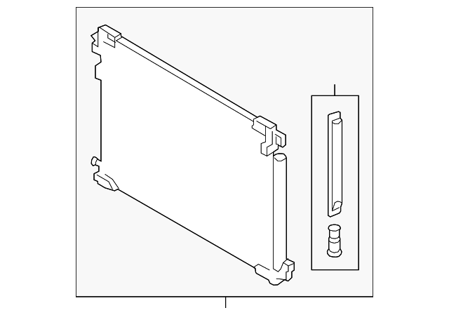 2016-2022 Toyota Condenser Assembly 88460-10320 | Toyota Parts Center