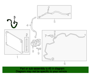 2016-2022 Toyota Discharge Hose 88703-47080 | Toyota Parts Center