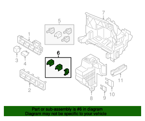 2012-2022 Volkswagen Relay Plate 4H1-937-527 | VW Direct Auto Parts