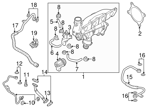Turbocharger & Components for 2015 Audi Q5 | Audi USA Parts
