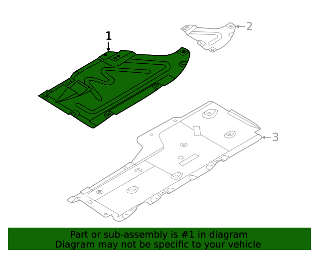 Genuine BMW 51-75-7-164-156 | Under-Body Shield | FREE Shipping on Most ...