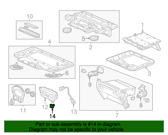 2014-2016 Acura MDX Power Outlet 38520-TZ5-A01ZE | OEMAcuraPart