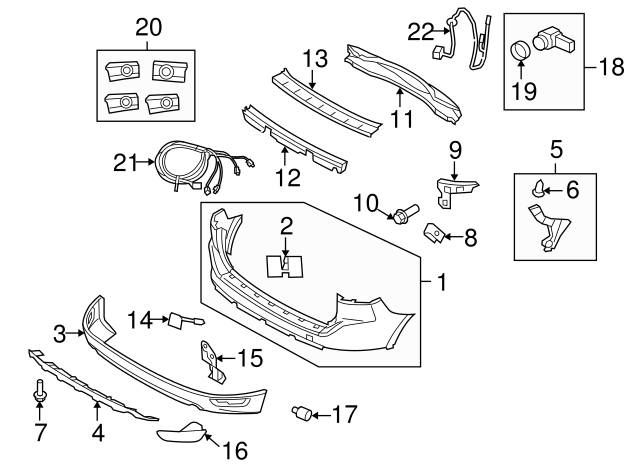 2010-2013 Volvo XC60 Reflector Panel 30763322 | AutoNationParts.com
