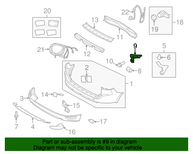 2010-2013 Volvo XC60 Inner Bracket 30763440 | TascaParts.com