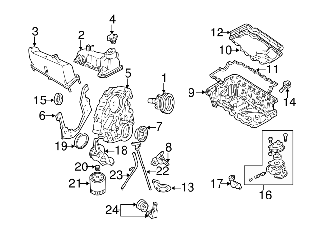 2001-2003 Ford Adapter F77Z-6881-AA | OEM Parts Online
